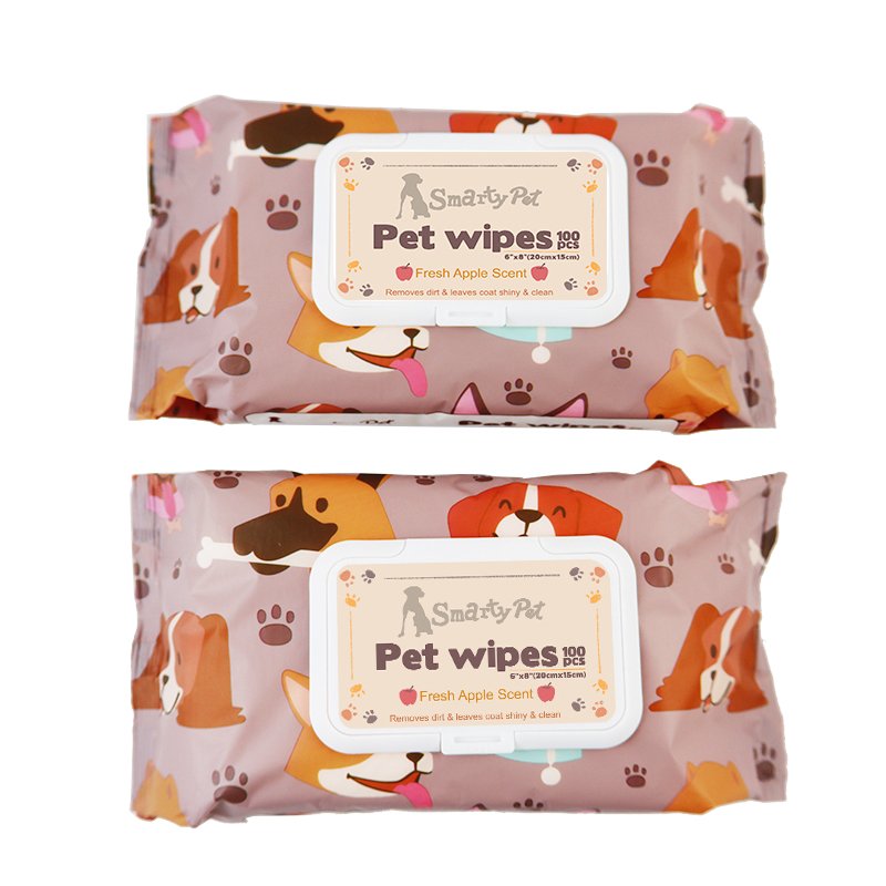 OEM Dog Cleaning Gentle Wipes, Deodorizing Cat Bath Wipes - ankangwetwipes