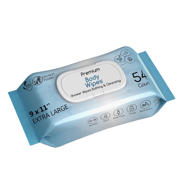 Private Label Body Wipes For Men, Shower Wipes